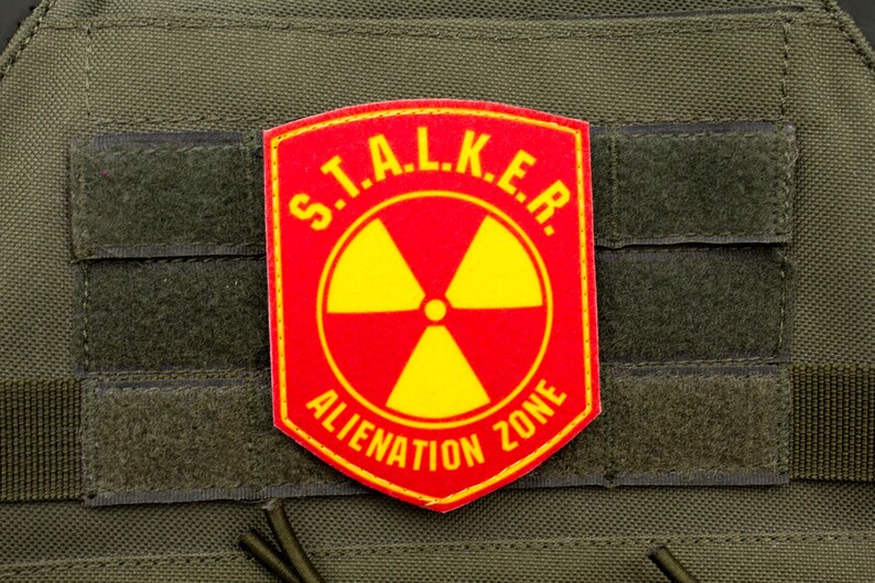 Stalker Cosplay Velcro Morale Patch - Etsy