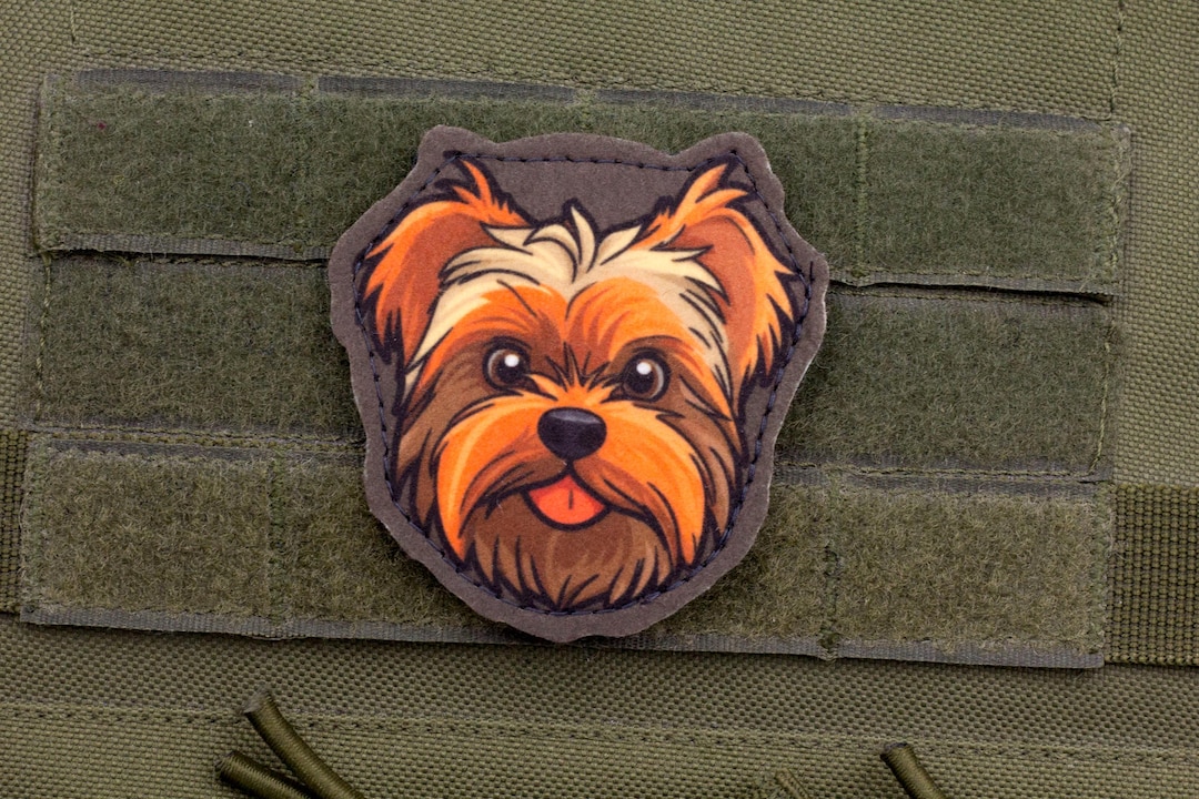 Yorkshire Terrier Patch – Cartoon Style - Etsy