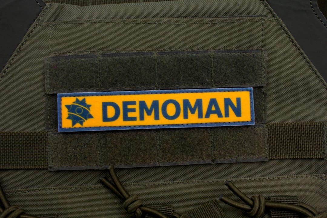 Demoman TF2 BLUE Team Stripe Hook and Loop Morale Patch - Etsy