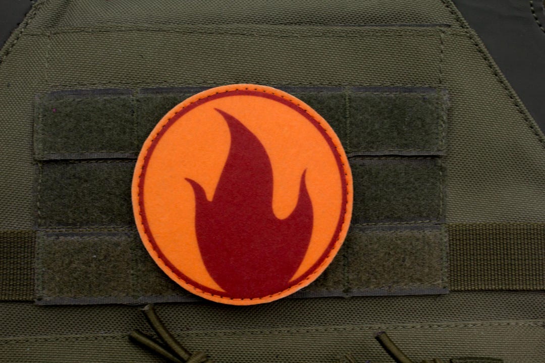 Pyro TF2 RED Team Velcro Morale Patch 3 - Etsy