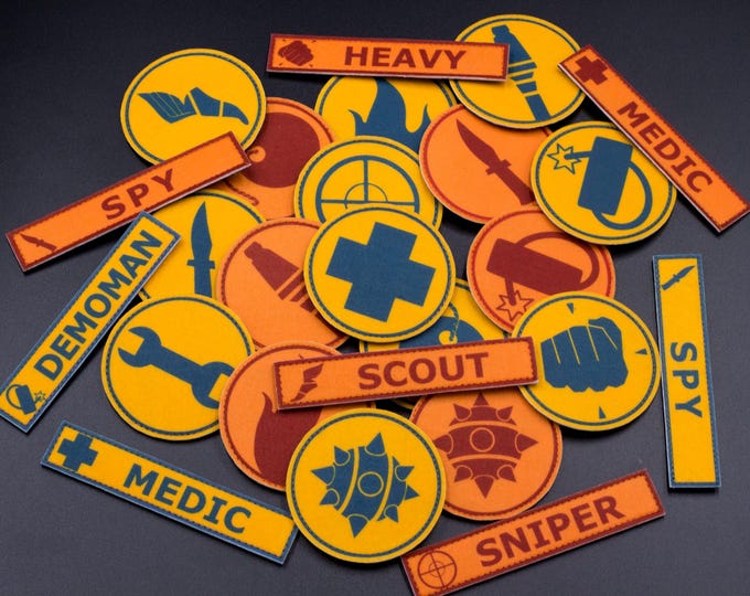 TF2 RED Team Patches - Etsy