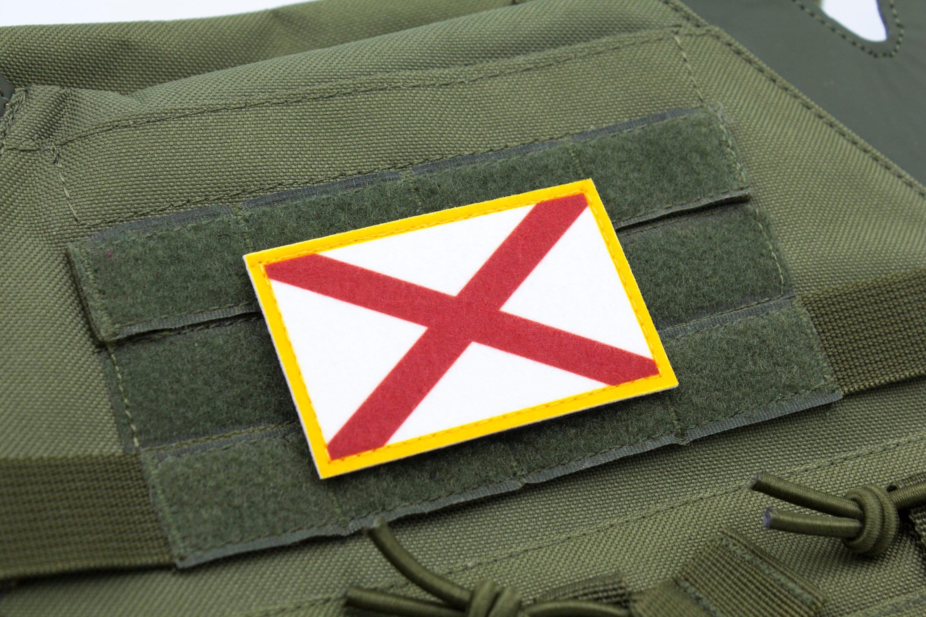 Alabama Flag Patriotic Velcro Patch - Etsy