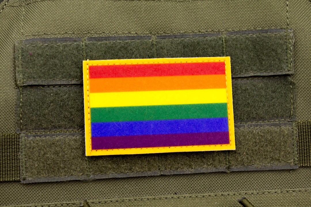 LGBTQ Pride Rainbow Flag Velcro Patch - Etsy