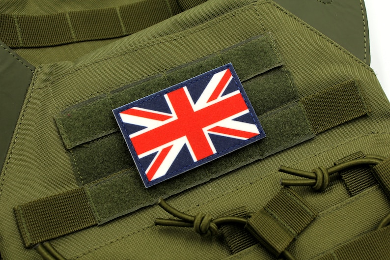 Union Jack British Flag Patriotic Velcro Patch - Etsy