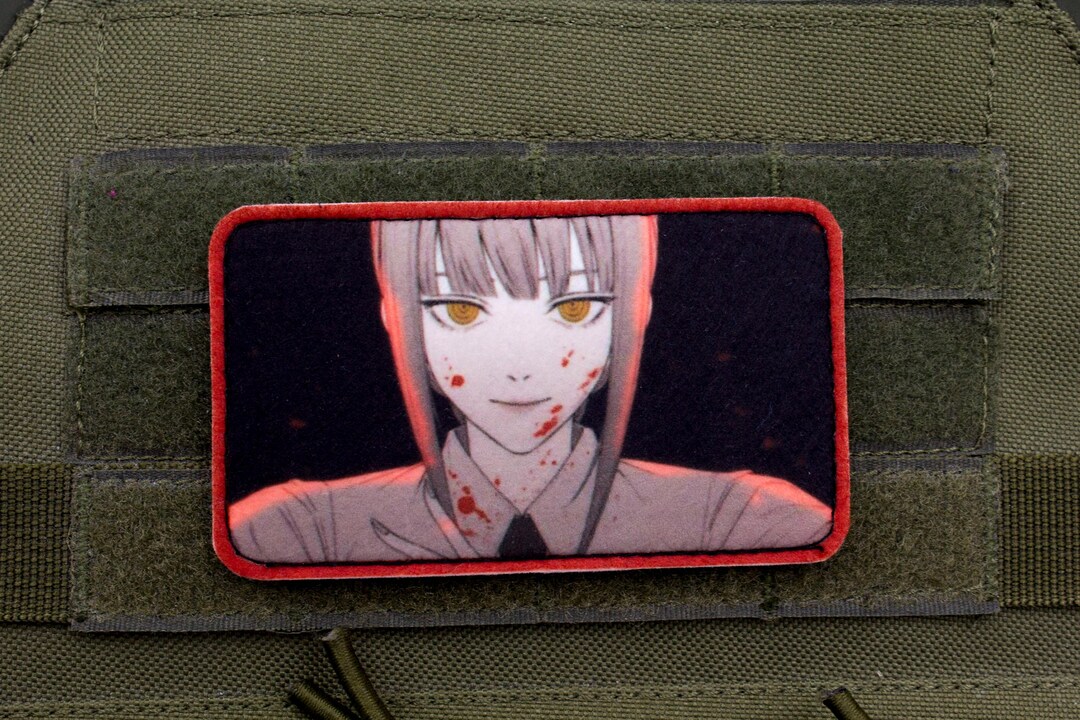 Makima Chainsaw Man Anime Hook and Loop Patch - Etsy