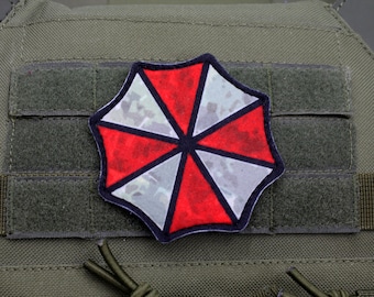 Resident Evil Iron-on Patch Umbrella Corp Velcro Embroidery Airsoft ...