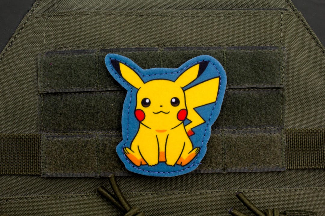 Pikachu Pokemon Hook and Loop Anime Patch - Etsy