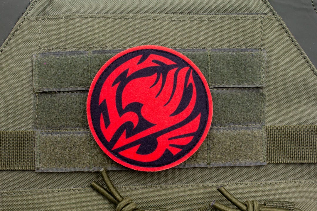Fairy Tail Guild Logo RED Velcro Patch 3 - Etsy