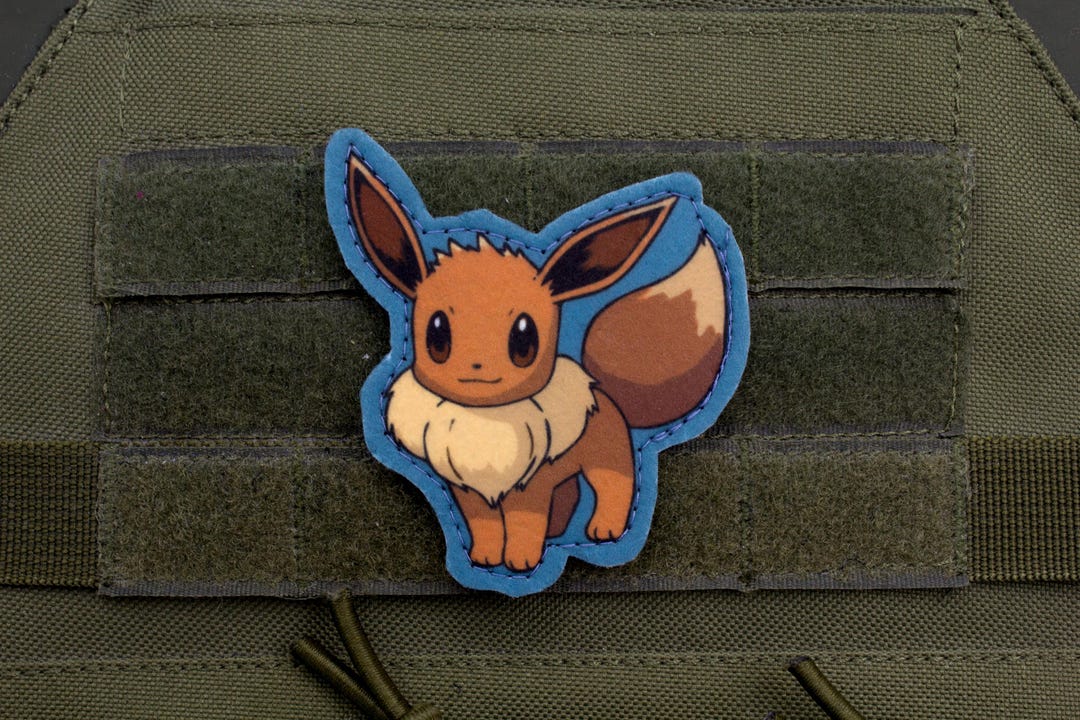 Eevee Pokemon Velcro Anime Patch - Etsy