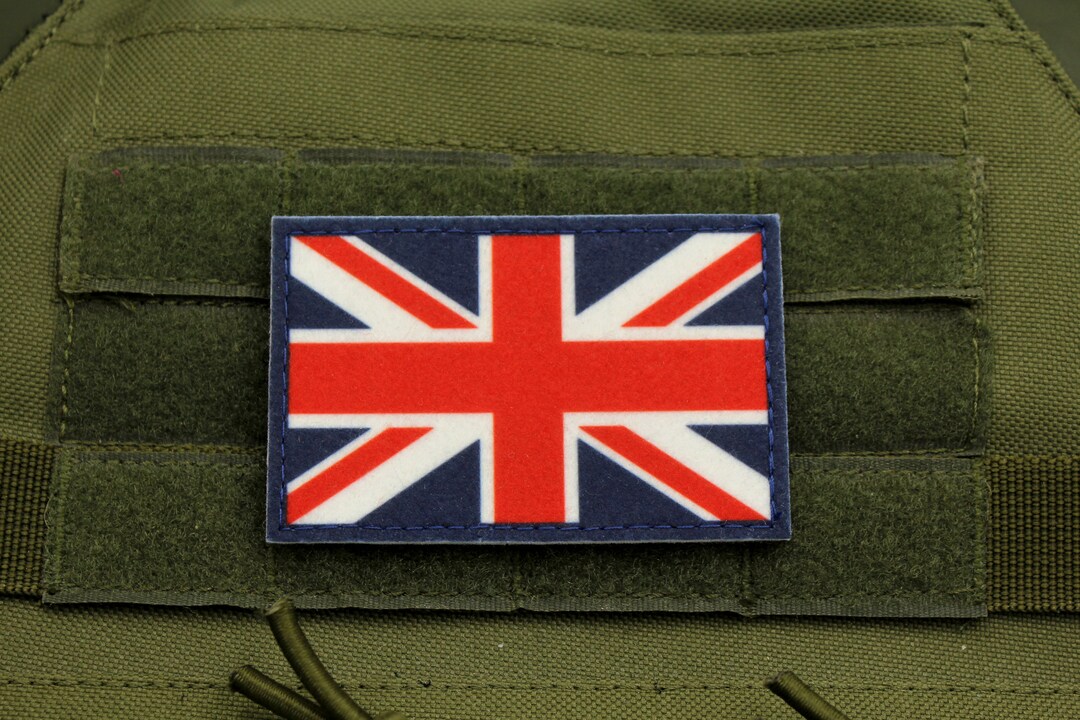 Union Jack British Flag Patriotic Velcro Patch - Etsy