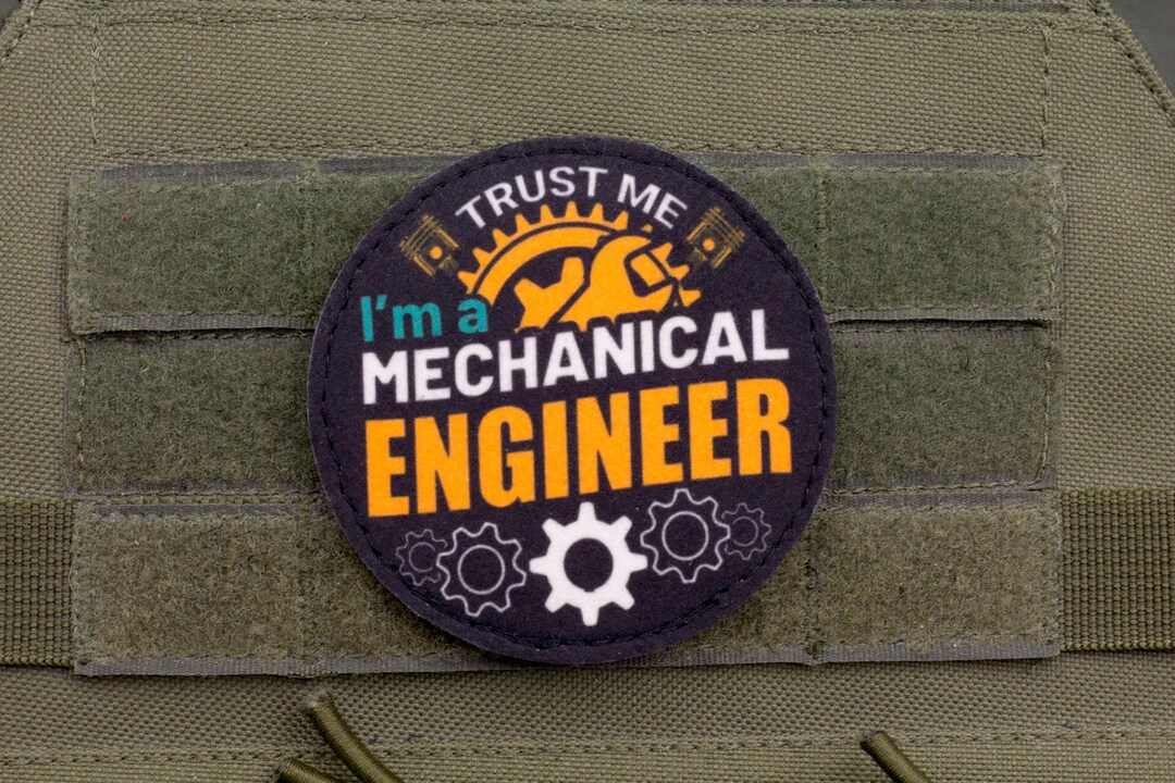 Mechanical Engineer Emblem Patch - Etsy