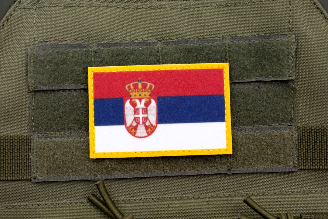 Serbia Flag Velcro Patch Застава Србије - Etsy