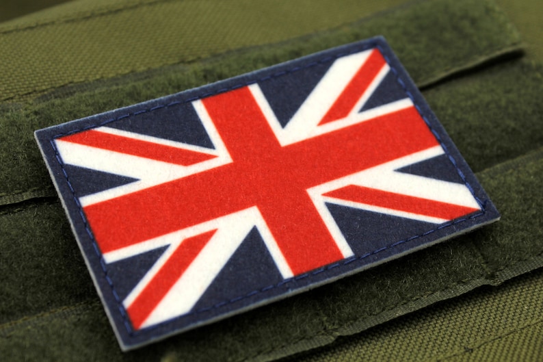 Union Jack British Flag Patriotic Velcro Patch - Etsy