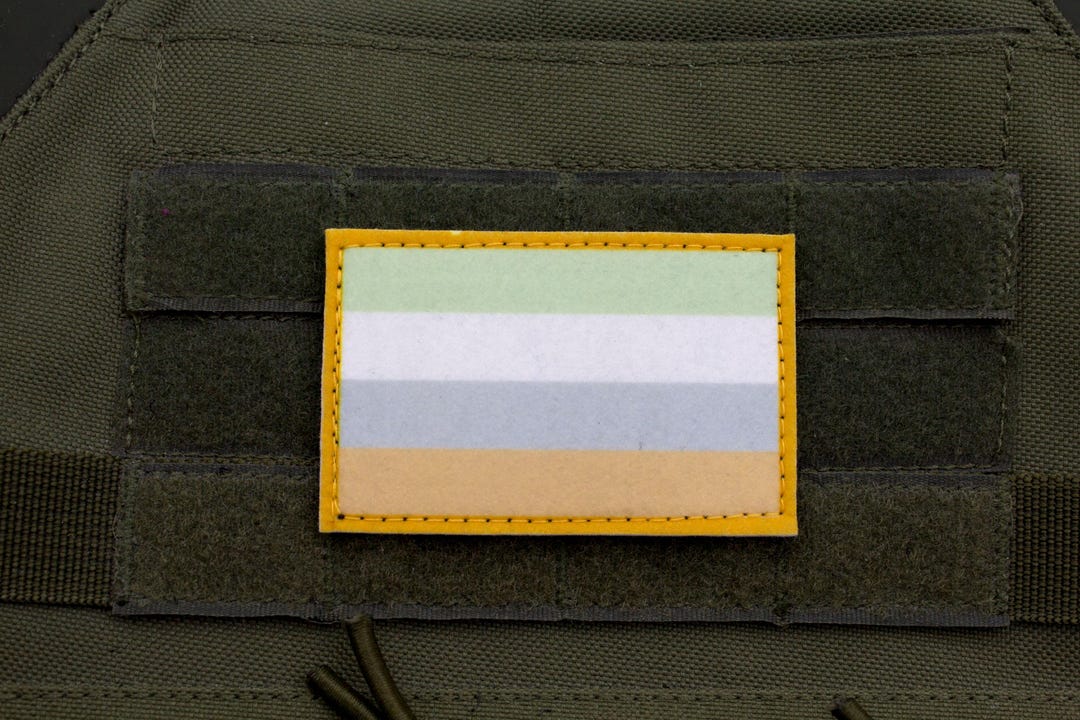 Unlabeled Flag Velcro Patch - Etsy