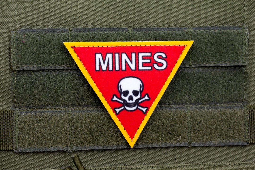 Military Sapper Mines Velcro Morale Patch - Etsy