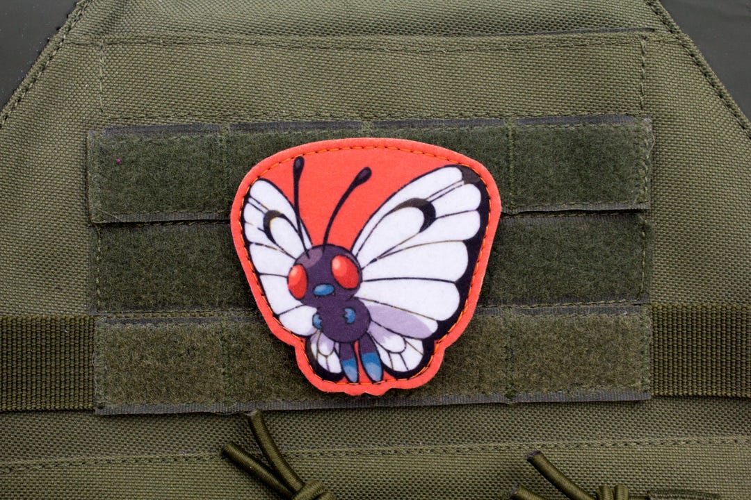Butterfree Pokemon Velcro Anime Patch - Etsy