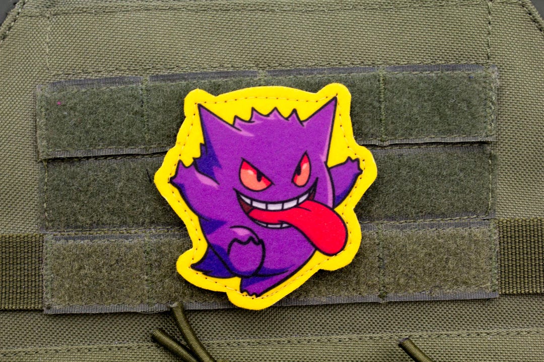 Gengar Pokemon Velcro Anime Patch - Etsy