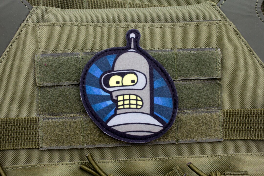 Bender Futurama Cosplay Velcro Morale Patch - Etsy
