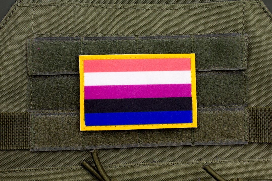 Gender Fluidity LGBTQ Flag Hook and Loop Patch - Etsy