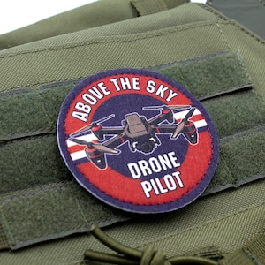 United States Air Force Above the Sky Drone Pilot Velcro Patch - Etsy
