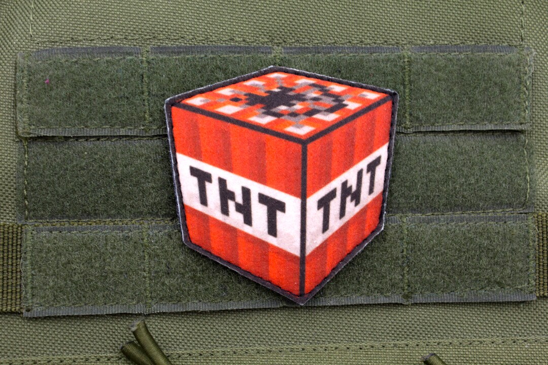 TNT Video Game Morale Hook and Loop Patch - Etsy