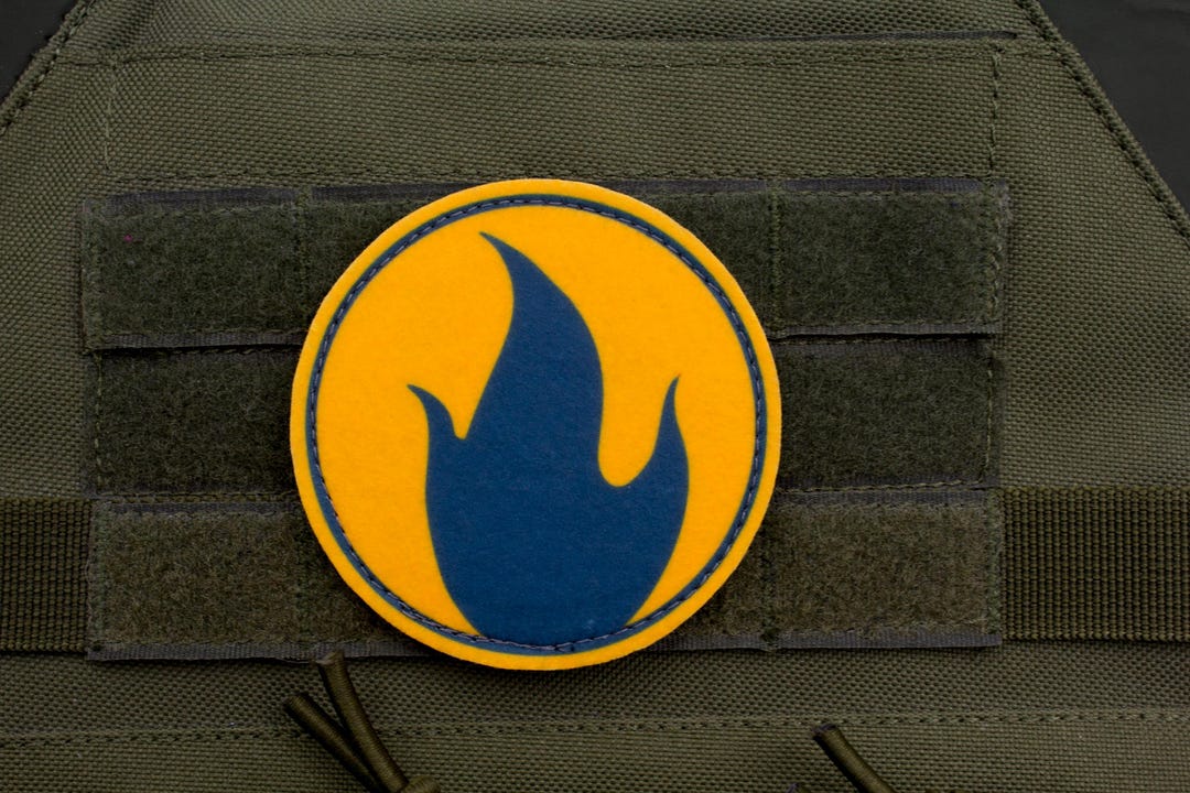 Pyro TF2 BLUE Team Hook and Loop Morale Patch 3″ - Etsy