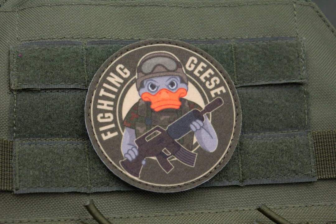 Goose Funny Velcro Morale Patch - Etsy
