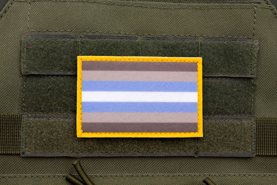 LGBTQ Demiboy Flag Velcro Patch - Etsy