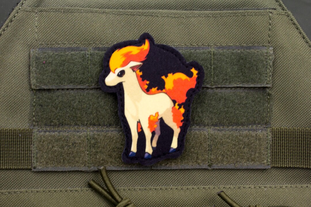 Ponyta Pokemon Velcro Anime Patch - Etsy