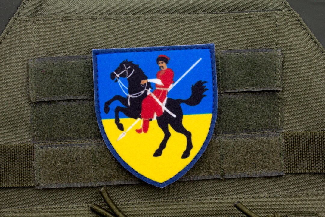 110th Mechanized Brigade Ukrainian Hook and Loop Patch BLUE and YELLOW ...