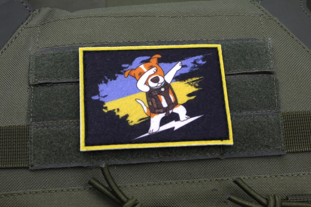 Ukrainian Dog Patron Hook and Loop Morale Patch - Etsy