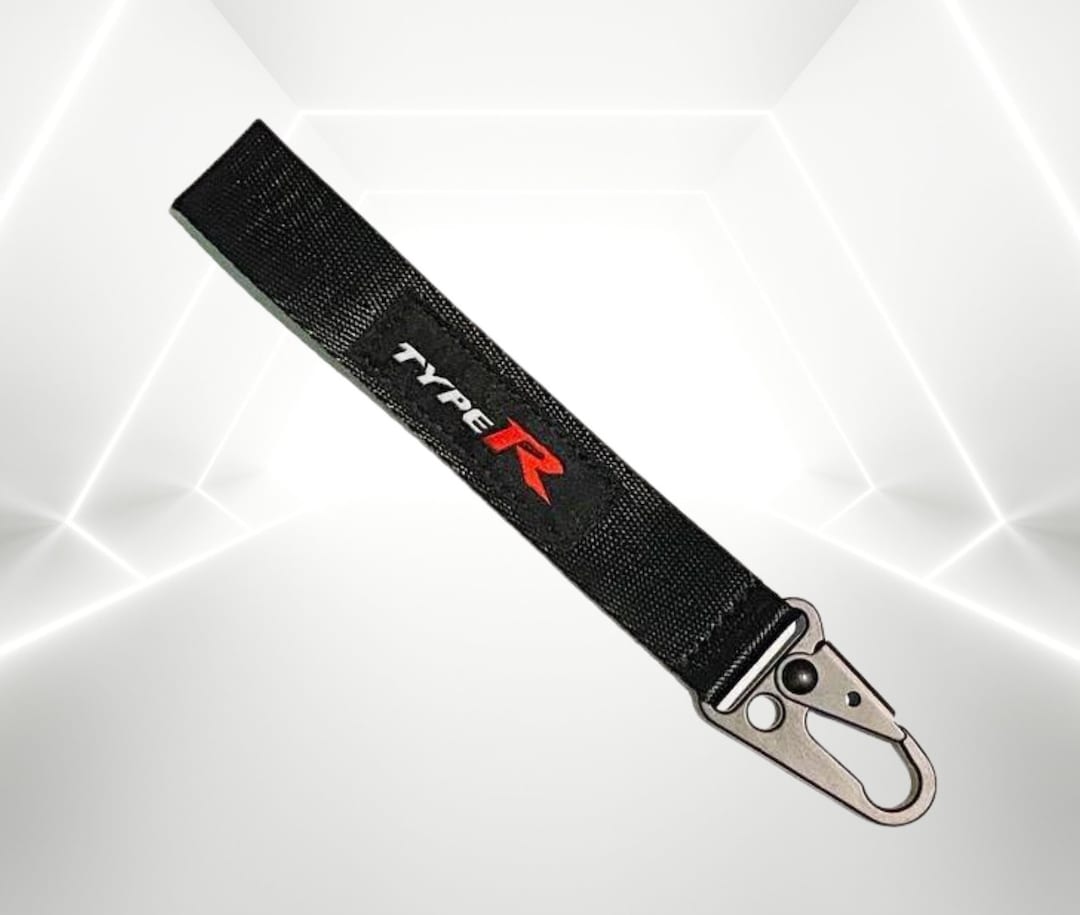 Honda TYPE R JDM Keychain Metal Key Ring Strap Lanyard Phone Tow Strap ...