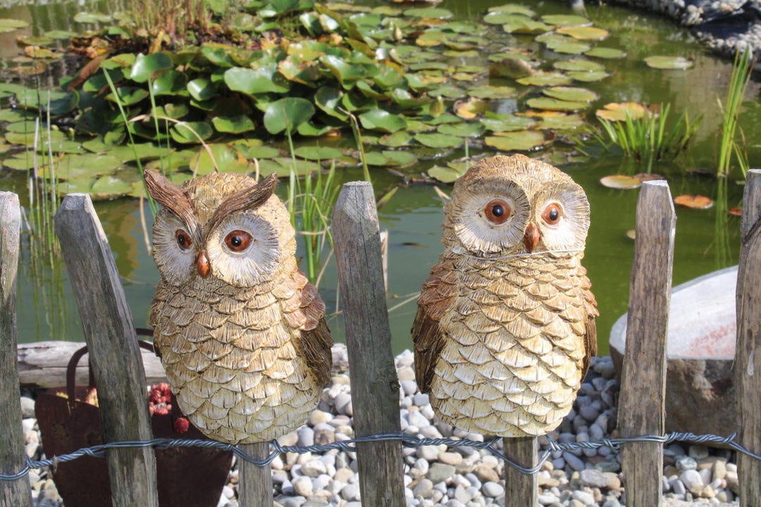 Fence Stool, Owl or Eagle Owl, Fence Decoration, Fence Figures Made of ...