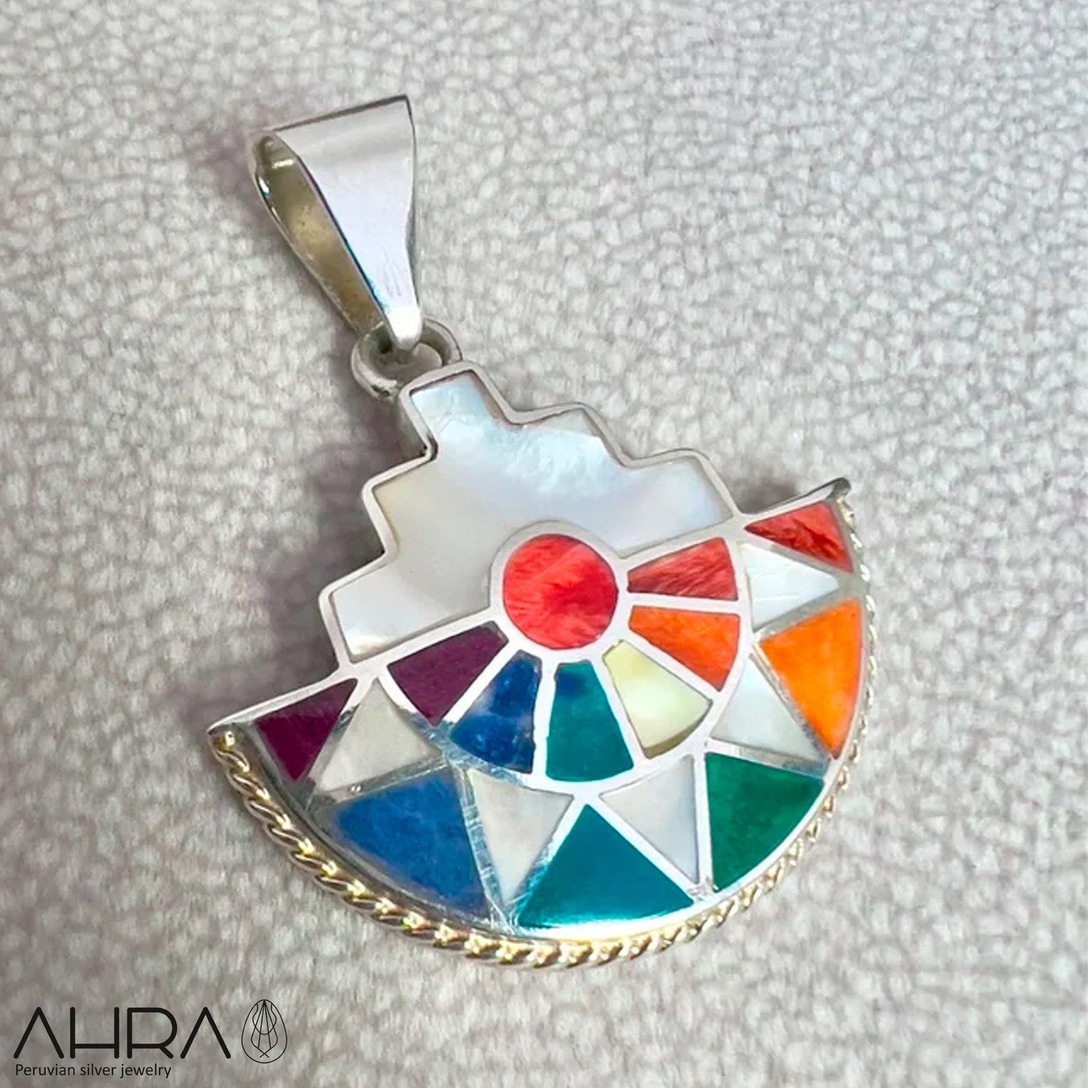 Inca Totem God Pendant Necklace, Peruvian Inca Jewelry, Ethnic Tribal ...