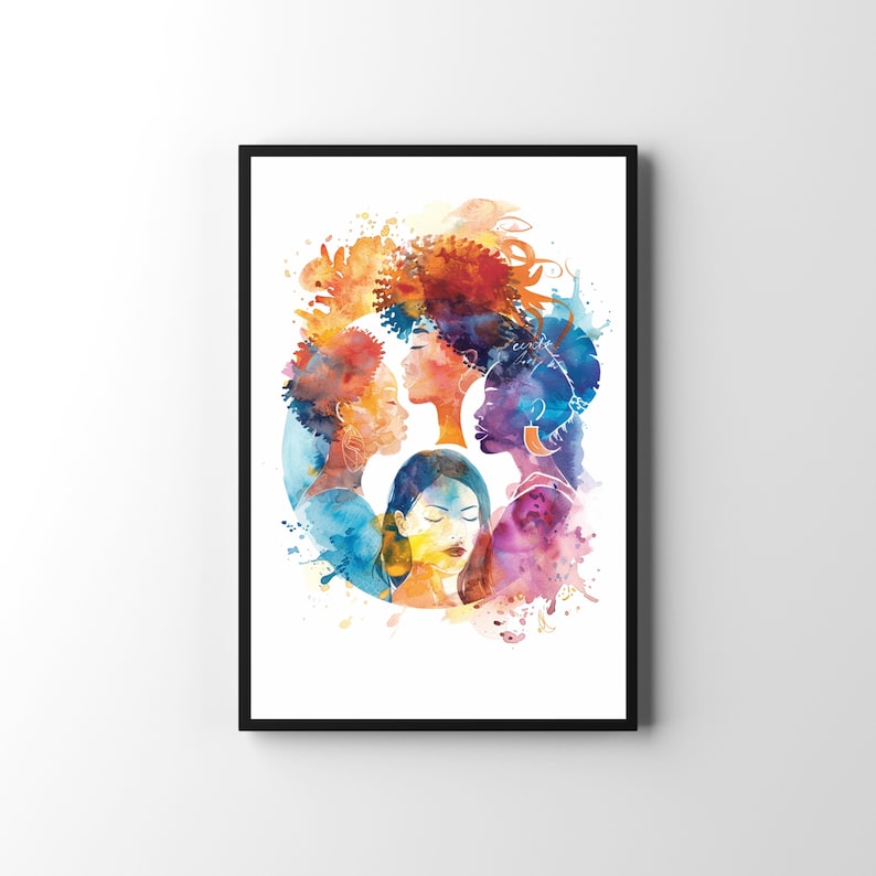 Celebrate Women's Rights Poster International Women's Day Art Instant ...