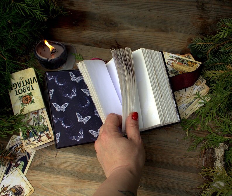 Practical Magic Grimoire Handmade Antique Spell Book, Rustic Grimoire ...