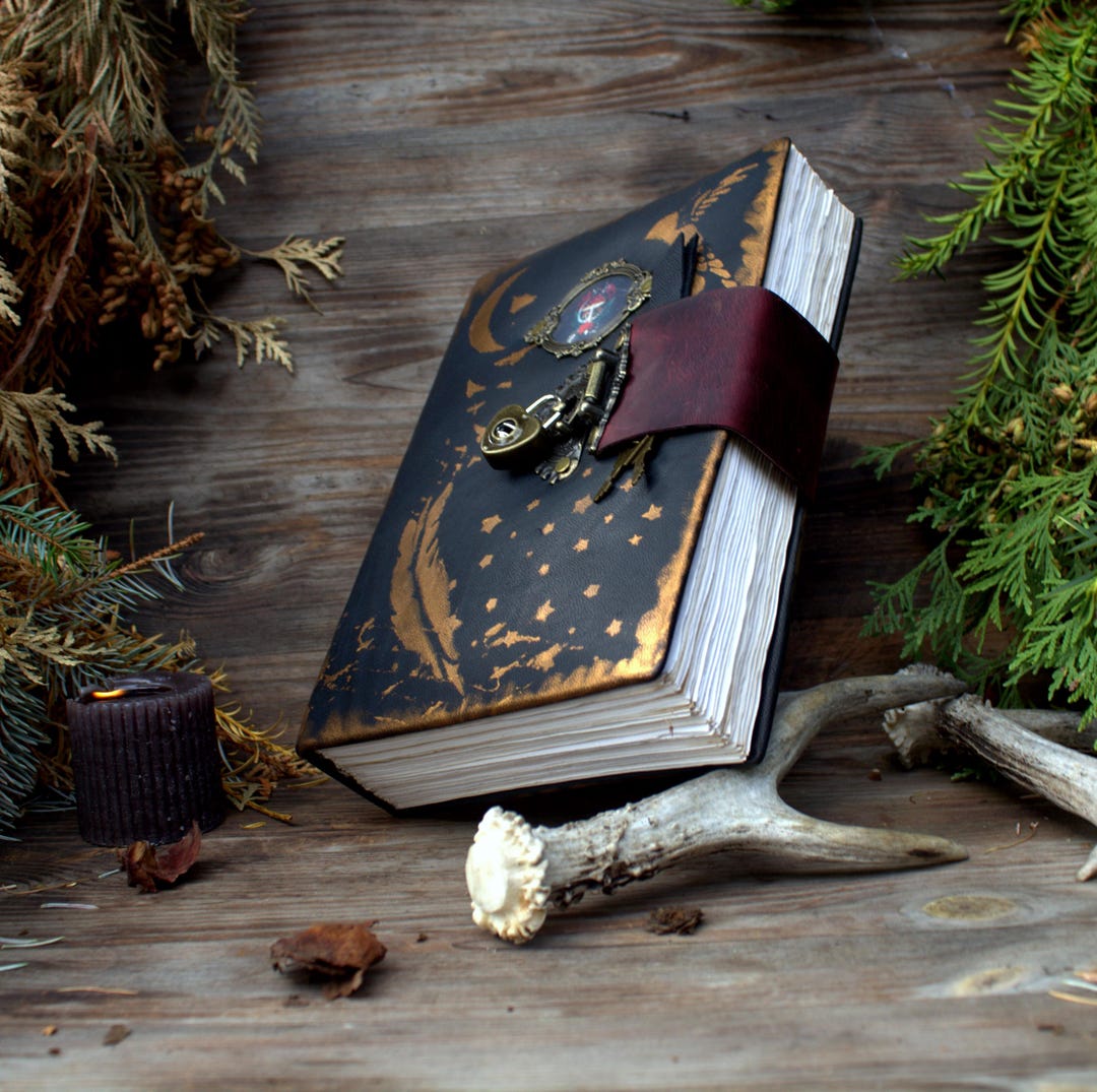 Writing Witch Blank Journal, Witches Herb Notebook,carnet Wiccan ...