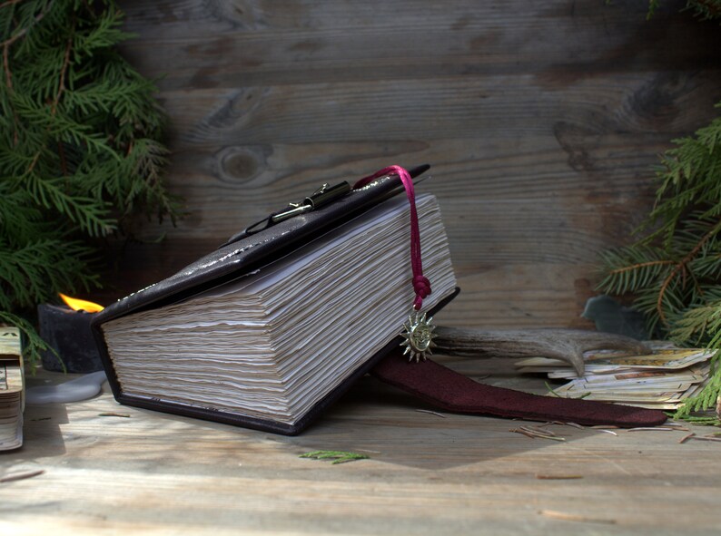 Practical Magic Grimoire Handmade Antique Spell Book, Rustic Grimoire ...