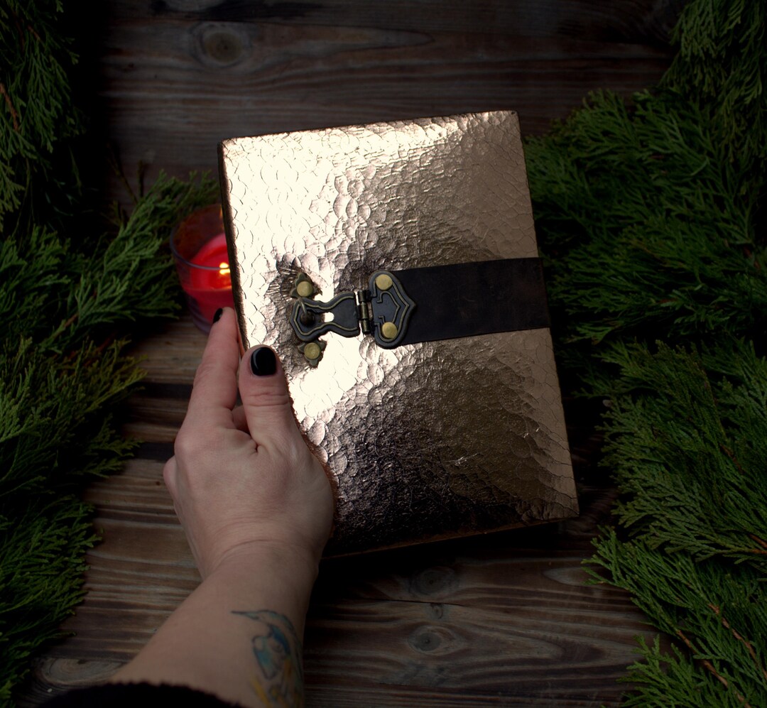 Blank Book, Leather Medieval Journal, Medieval Journal, Large Fairly ...