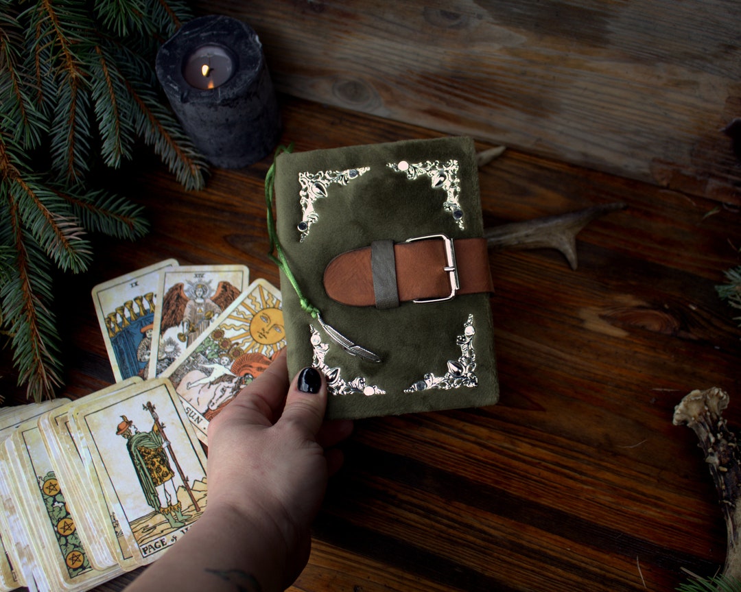 Little Grimoires Book Hand Made, Magic Book Handmade,book of Shadows , Green Witch Journal ...