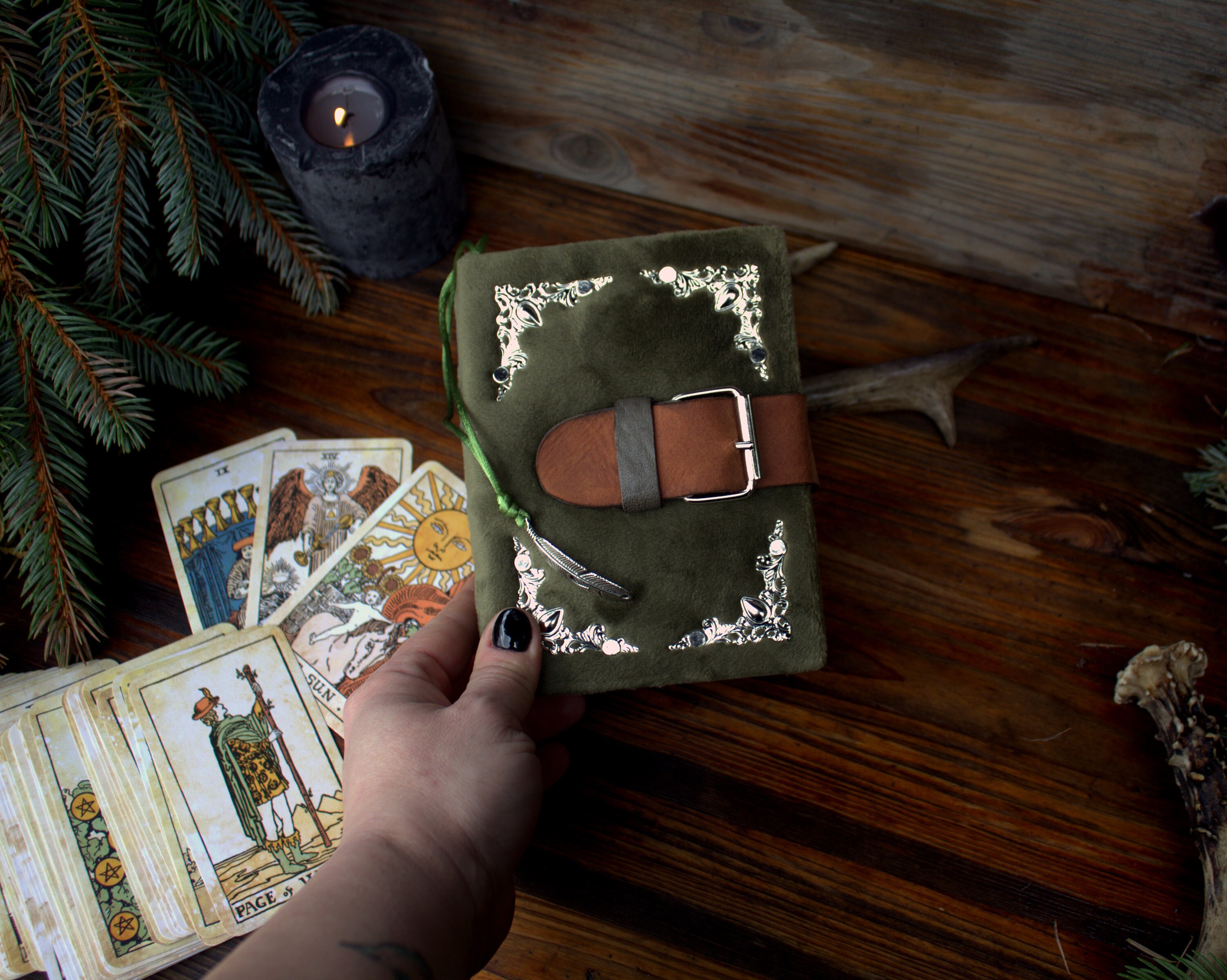 Little Grimoires Book Hand Made, Magic Book Handmade,book of Shadows ...