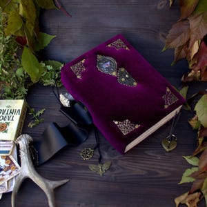 Handmade Princess Diary Locket Book, Handmade Journal Velvet, Lockable ...