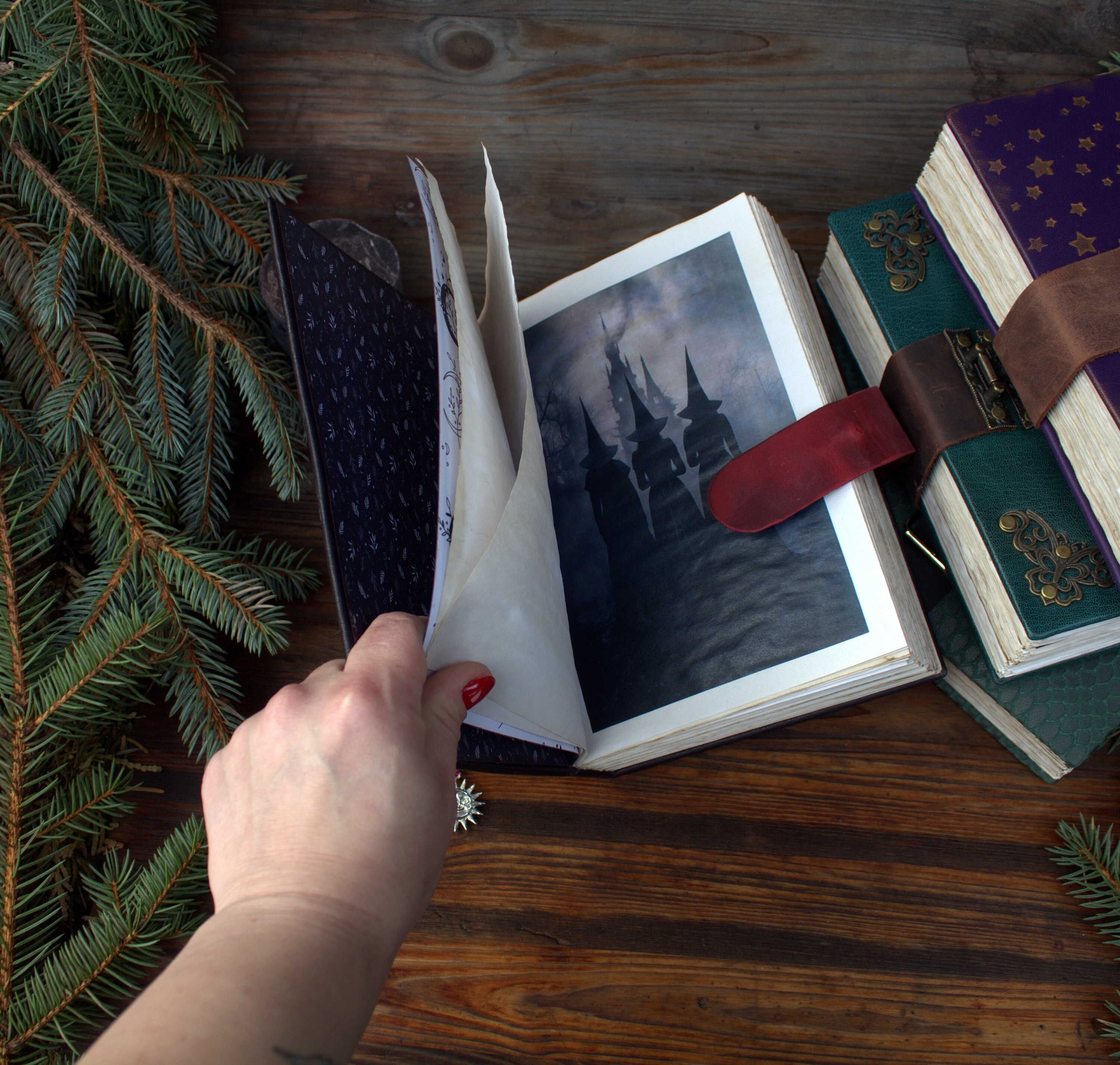 Handwritten Grimoire, Witches Journal , Old Style Grimoire, Gothic ...