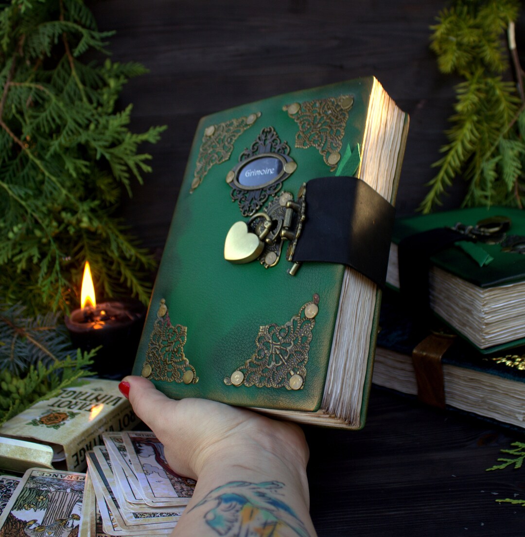 Locking Leather Journal,leather Bound Journal,journal Lock and Key ...