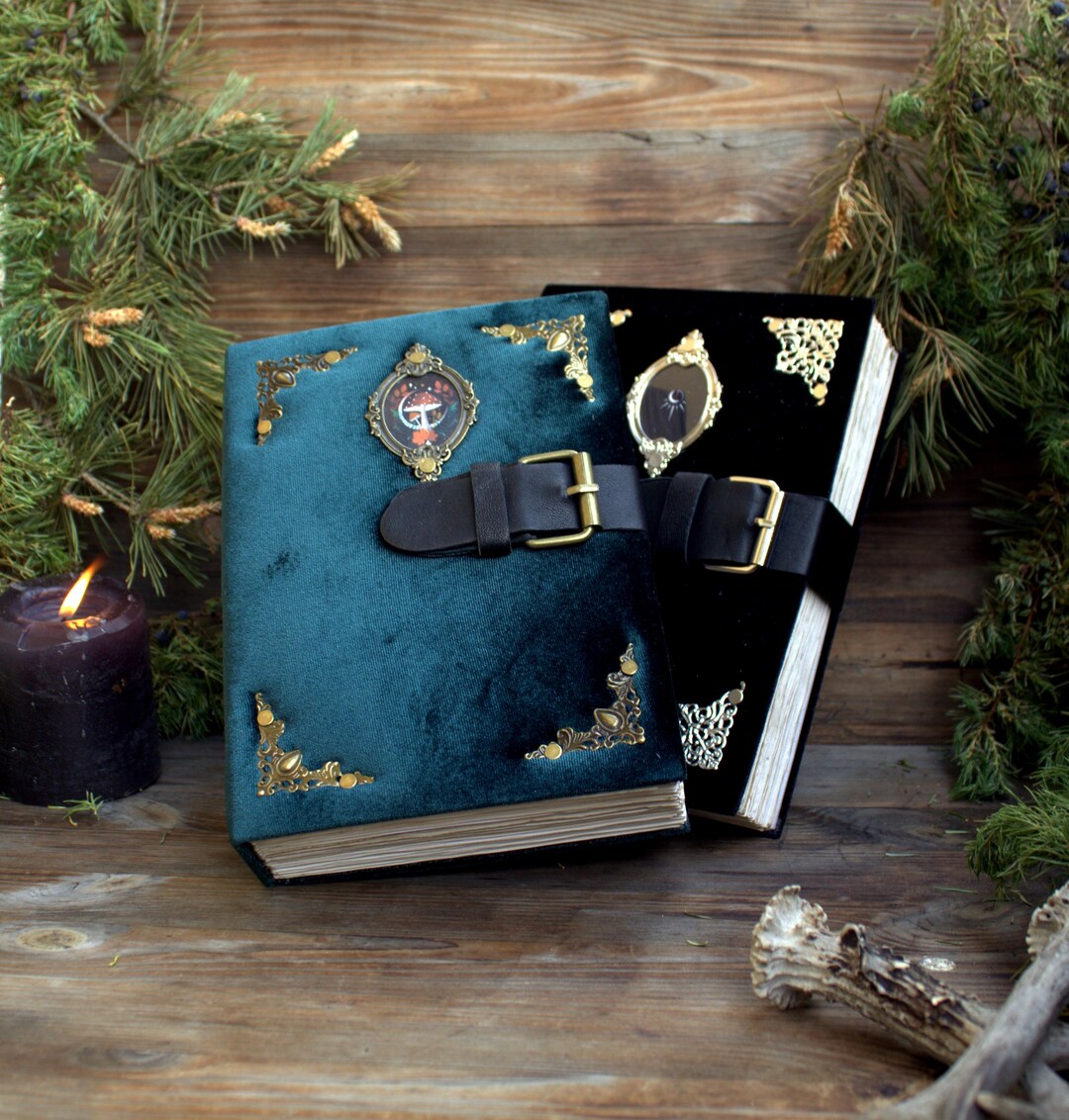 Handmade Book of Shadows Journal,handmade Journal Velvet,velvet Diary ...