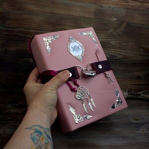 Pink Diary With Lock and Key,pink Leather Journal With Lock and Key ...