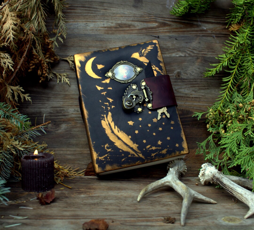 Large Book of Shadows Practical Magic Spellbook With Blank Aged Pages ...