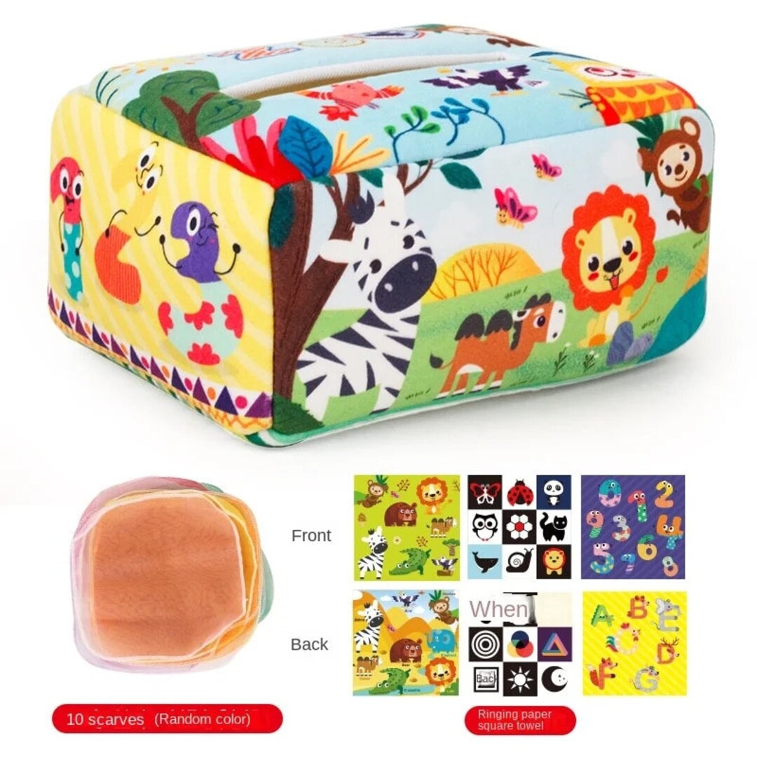 Baby Montessori Toy,magic Tissue Box,educational Learning Activity ...