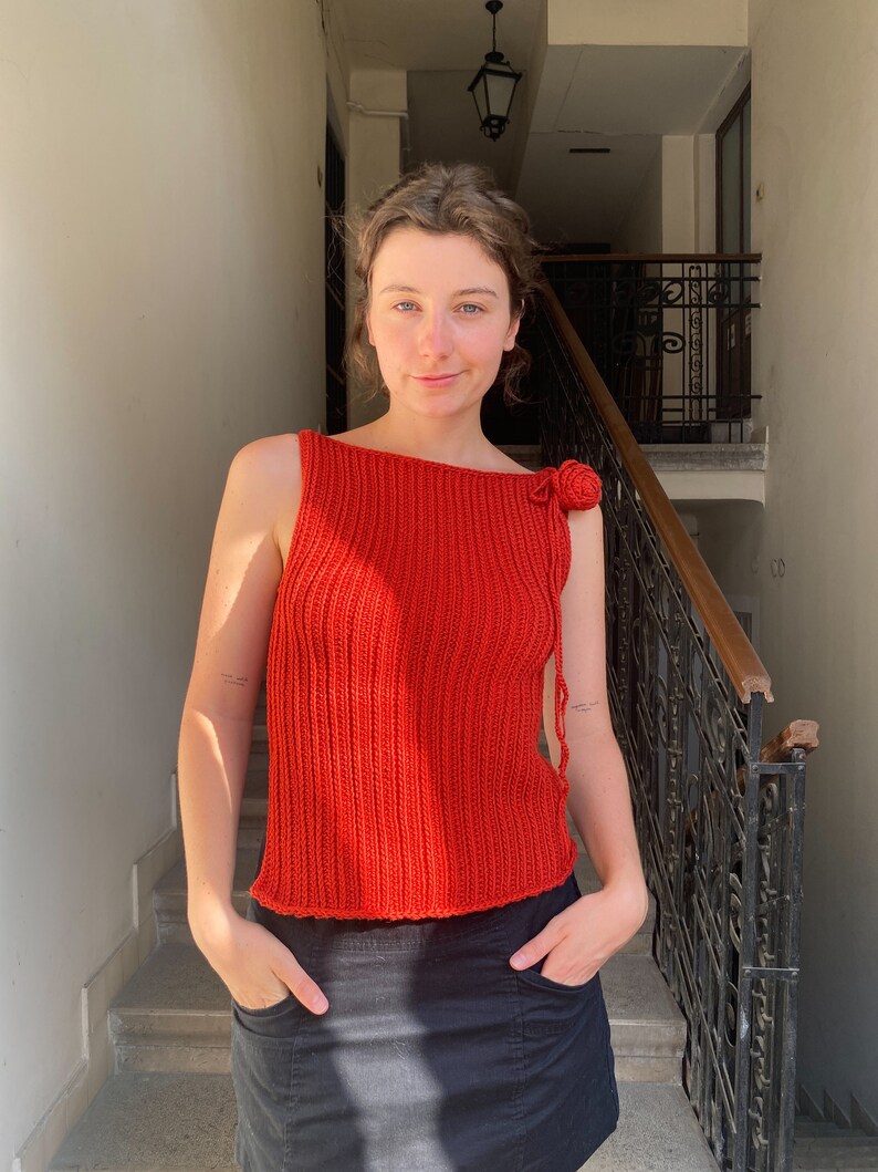 The Camille Top Crochet Pattern - Etsy