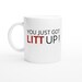 You Just Got Litt up Suits TV Show Mug Louis Quote Lawyer Coffee Cup ...